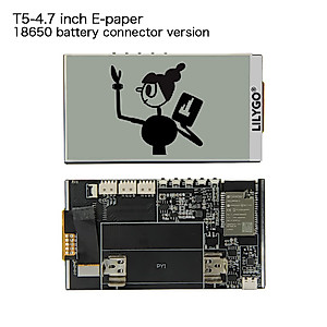 LILYGO T5-4.7 inch E-Paper ESP32 V3 Version 16MB Flash 8MB PSRAM WiFi BLE for arduino 18650 Battery Holder Version
