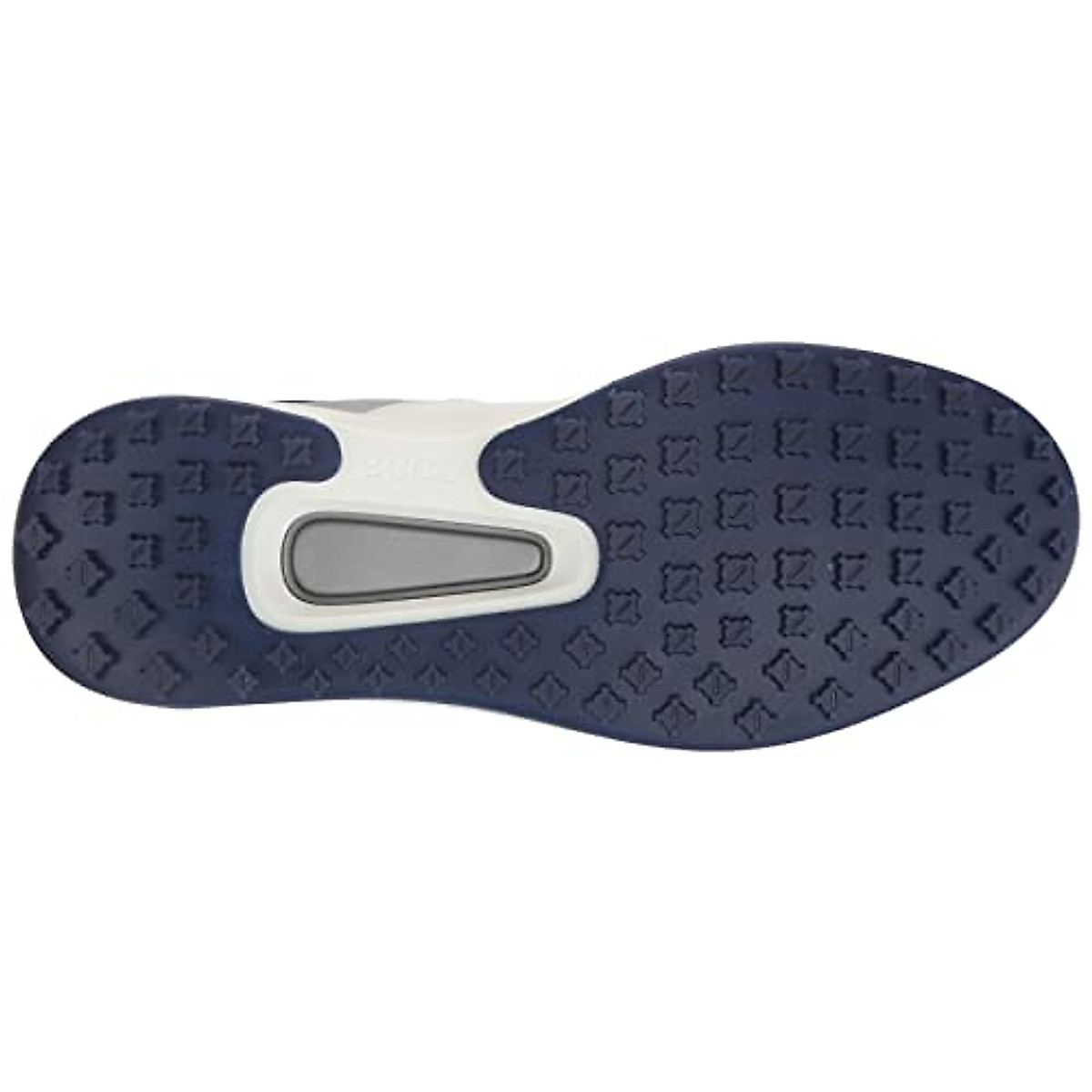 ECCO Men's Core Hydromax Water Resistant Golf Shoe, White/SILVERMETALLIC/Blue Depths, 10-10.5