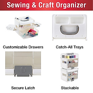 SINGER 01779 Storage Case, White