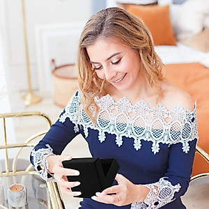 Gift Box Necklace Earring Ring Box Gift Box,12 Pieces Square Cardboard Jewelry Gift Boxes,Cotton Filled Cardboard Paper Jewelry Box Gift Case (3.5x3.5x1.25 Inches) (Black)