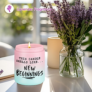 Miracu Scented Candles - New Beginnings Gifts for Women, New Job Gifts - Breakup, Divorce Gifts for Women Men - Congratulations Leaving Job Gifts, New Home Fresh Start New Chapter in Life Gifts