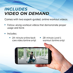 AeroPilates Precision Series Posture Corrector Barrel - Pilates Strength Workout Machine for Home Gym - Home Pilates Back Stretcher - Up to 300 lbs Weight Capacity