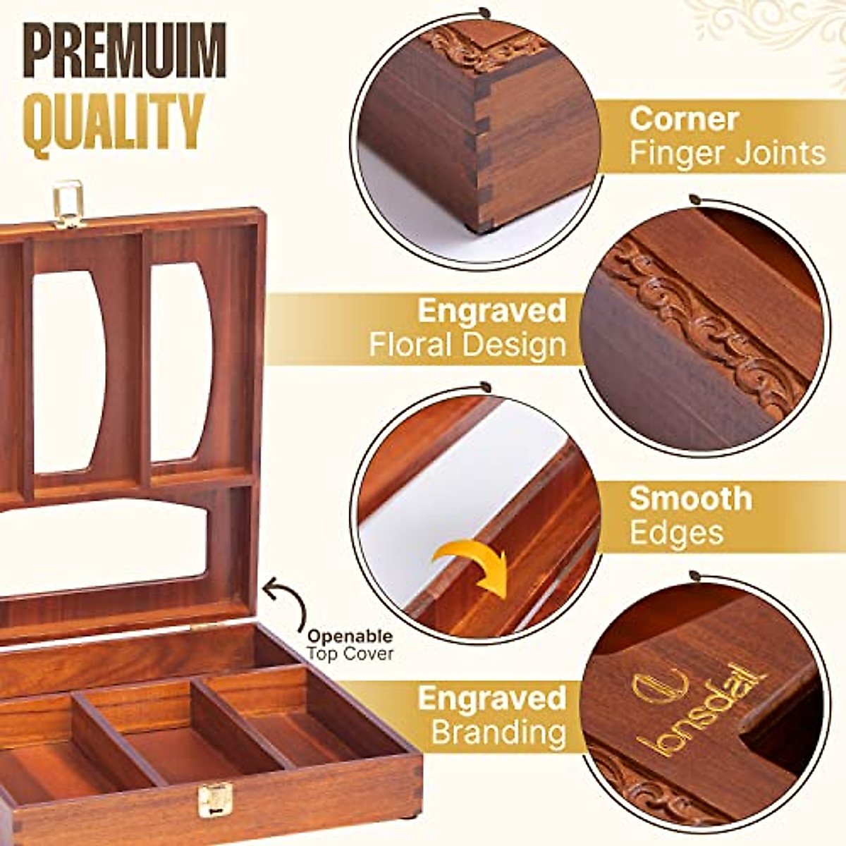 IONSDAIL Ziplock Bag Storage Organizer - Kitchen Drawer Holder Compatible with Gallon, Quart, Sandwich and Snack Various Plastic Bags Sizes - Ideal Home Organization Containers