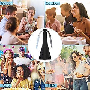 Fly Fans for Tables (4 PCS) - Soundless Fly Swatter Fan for Outdoor Restaurant, Marina, BBQ and Picnic