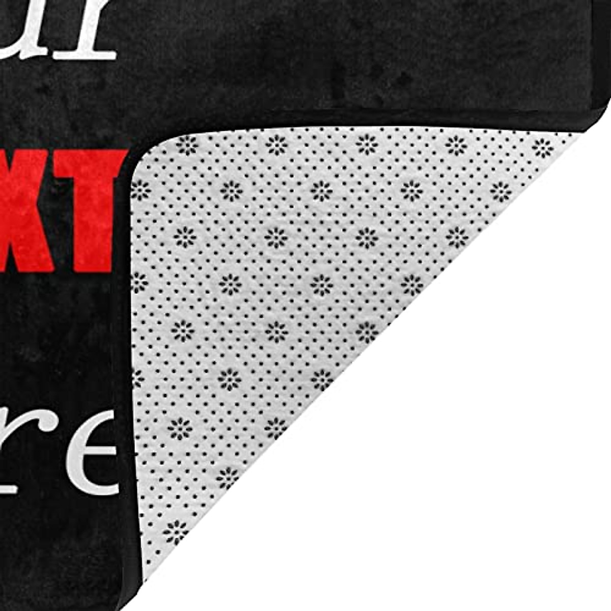 Custom Personalized Rug with Your Own Logo Image Text Photo,Custom Area Carpet Anti Slip Washable Decorative Door Mat for Office Home Bedroom Living Room,36 x 24 in