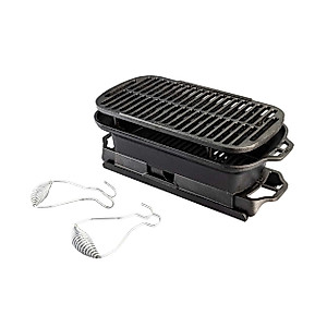 Lodge Sportsman's Pro Grill, 19.38 inches, Black