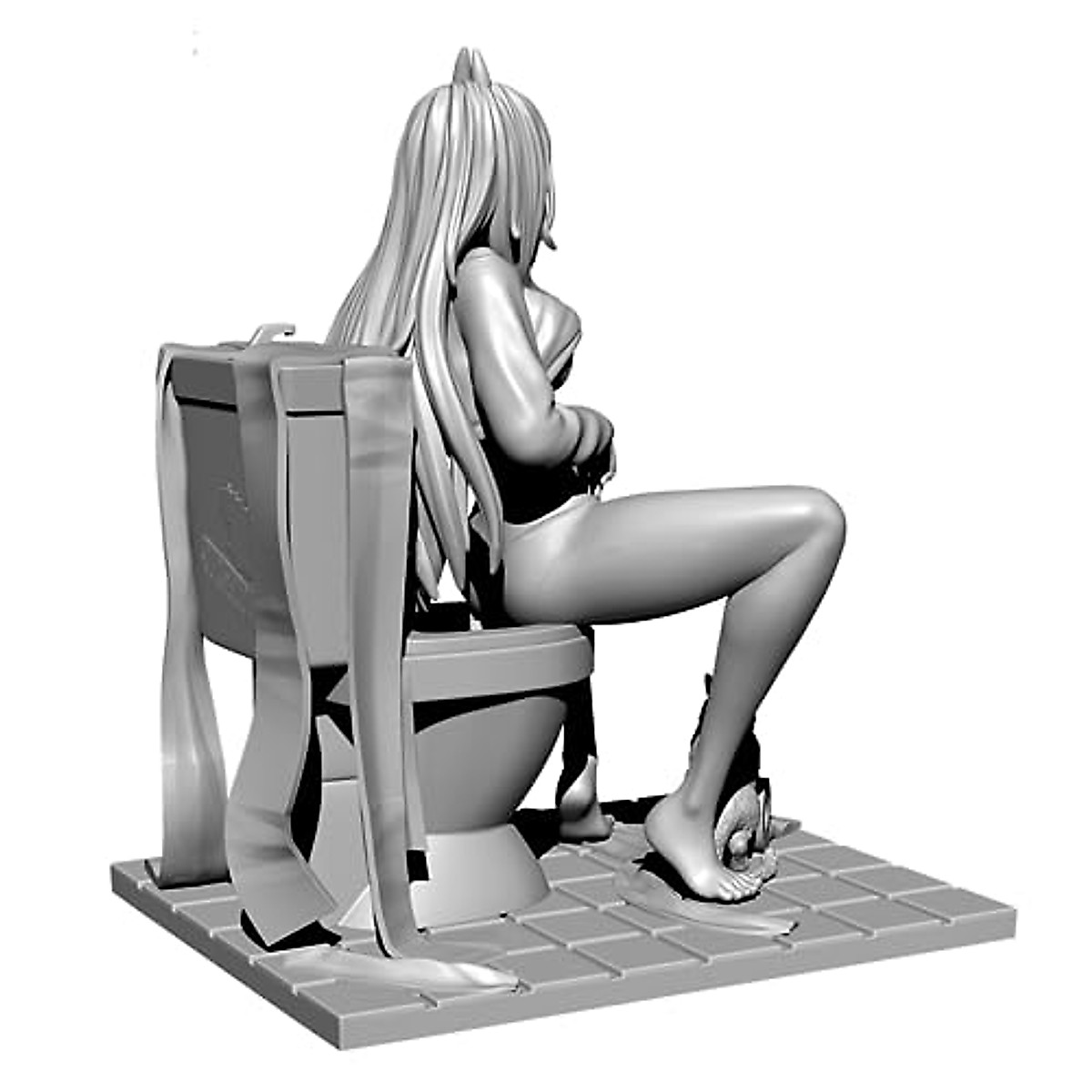 1/24 Resin Soldier Model Kit Ancient Female Warrior Resin Model Kit Unassembled and Unpainted (H9Wx-6)