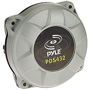 Pyle 2in Tweeter Compression Horn Driver - 500 Watt High Power Car Audio Speaker Tweeter System w/ High Temp Voice Coil, 400-9000Hz Frequency, 102 dB, 8Ohm, Heavy Duty 30 oz Magnet Structure PDS432