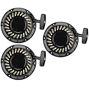 Eujgoov 3Pcs Recoil Pull Starter Start Plate Replacement for Garden Equipment Generator 168