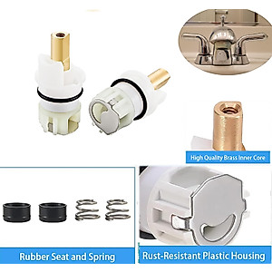 RP25513 Faucet Stem Replacement Kit for Compatible with Delta Faucet, with RP4993 Seats and Springs,2 Pack