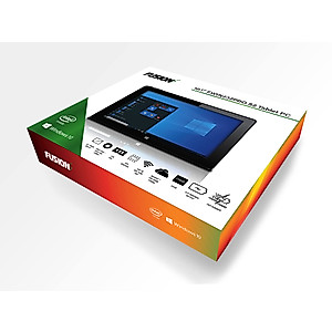 Fusion5 10" Windows 10 FWIN232 PRO S2 Ultra Slim Windows Tablet PC- (6GB RAM, 128GB Storage, 2MP Cameras, Full HD Windows 10 Professional Tablet PC)