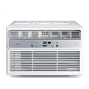 Midea 6,000 BTU EasyCool Window Air Conditioner, Dehumidifier and Fan - Cool, Circulate and Dehumidify up to 250 Sq. Ft., Reusable Filter, Remote Control