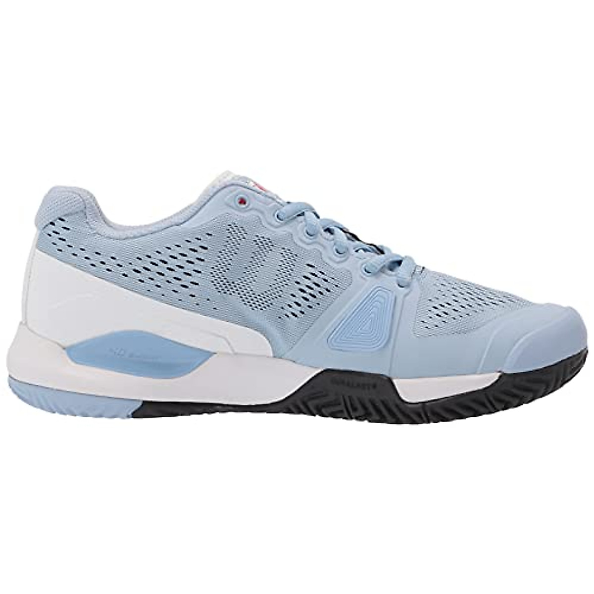 Wilson Women's Rush PRO 3.0 PB W Pickleball Shoe, CHAMBRY BLUEW/White/Outerspace, 6