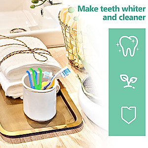 Chengu 10 Pieces Dental Floss Holder Reusable Flosser Reusable Floss Handle Holder Flossmate Handle for Oral Clearing (Blue, Green)