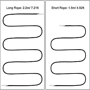 Universal Replacement Cords for Zero Gravity Chair 4 PCS Replacement Lace Cords (8 Cords(4 Longs + 4 Shorts), Black)