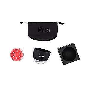 Ullo Wine Purifier with Hand Blown Decanter and 6 Selective Sulfite Filters, Restore the Natural Purity of Wine