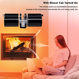 910-157/P Fireplace Blower Motor for Regency Wood Stove, Osburn, Nordica, Valley Comfort, Rotom and Fasco, 910-157/P Regency Blower Motor Fan Replacement Parts for Rotom R7-RB167, HI300, I2100M.