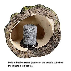 Air Stone Cylinder Bubble for Aquarium Fish Tank Hydroponics Pump Airstones Diffuser Hydroponics Pump Aquarium Decor Air Bubble Stone Diffuser Bubbler Pump for Aquarium Fish Tank Ornament Decoration