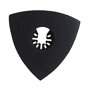 SING F LTD 1x Oscillating Multi-Tool Triangular Sanding Pad 90mm Hook & Loop Sanding Disc Pad Compatible with Dewalt Stanley Bosch Makita