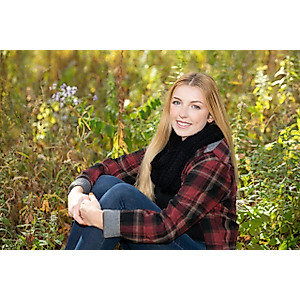 Funky Junque Infinity Scarf - Black (Solid)