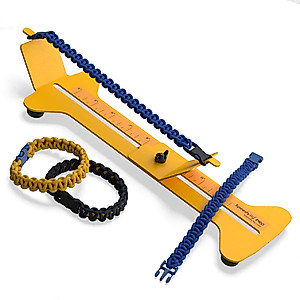 SpeedyJig PRO - Paracord Bracelet Kit and Jig | Easily Make Paracord Bracelets from 4" to Over 13" | Adjustable Steel Frame Made in The USA | Includes Free Paracord & Buckles