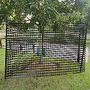 KALYSIE Safety Fence Plastic Mesh Fencing Roll, 4'x100' Feet 1 Roll with 100 Zip Ties, Temporary Reusable Netting for Snow Fence, Garden, Construction and Animal Barrier (Black MW 10.71 lb/roll)