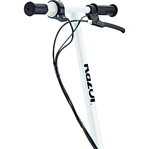 Razor E200S Electric Scooter - 8" Air-filled Tires, 200-Watt Motor, Up to 12 mph and 40 min of Ride Time, White