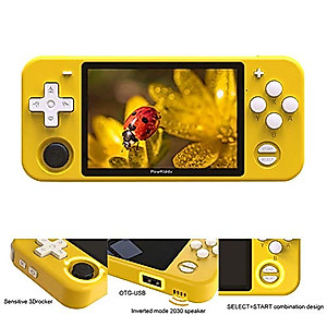 motifa Handheld Game Console - RGB10 Retro Mini Game Console with 3.5 inch IPS Screen & 64G TF Card - Suppots WiFi & Bluetooth - Classic Games Portable Video Arcade Gamepad for Adult Children
