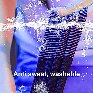 Aktudy 1 Pair Five-Finger Gloves Highly Sensitive Gaming Finger Sleeves Anti-Sweat Breathable Keep Warm for PUBG E-Sports Sara Gaming Gloves (Blue)