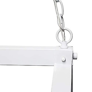 Elegant Designs PR1000-WHT Kitchen Downlights 2 Light Pot Rack, White