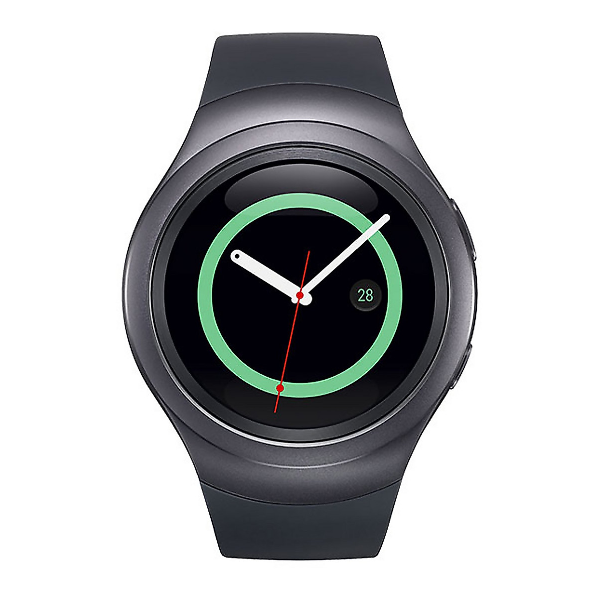 Samsung Gear S2 R730V (Verizon + Wi-Fi) Dust and Water Resistant Smartwatch - Dark Gray (Renewed)
