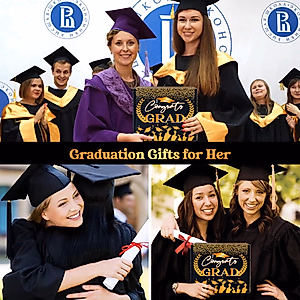 Wenyueyan Graduation Gifts: 20oz Tumbler, Jewelry Dish, Bracelet, Candle, Bookmark, Bath Bomb, Graduation Frames, Congrats Grad