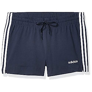 adidas Women's Essentials 3s Short, Legend Ink/White, 2XS