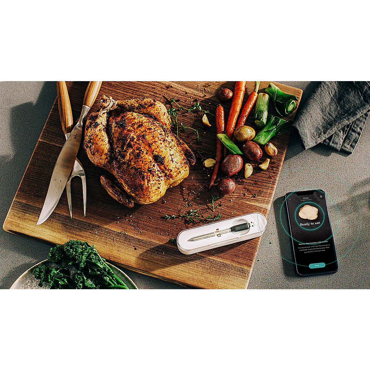 Yummly Smart Meat Thermometer with Wireless Bluetooth Connectivity