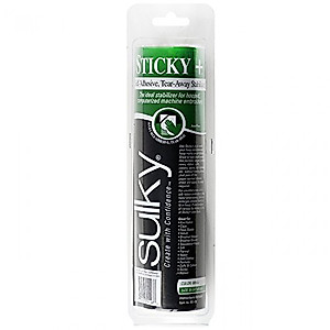 Sulky 100569 Sticky Self-Adhesive Tear-Away Stabilizer Roll, 8.25"X6yd, Clear (551-08)