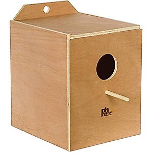 Prevue Pet Products BPV1104 Wood Inside Mount Nest Box for Cockatiel