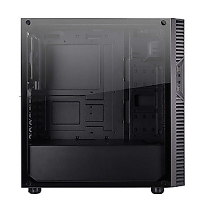 SilverStone Technology Precision Series Micro-ATX & ATX Tempered Glass Computer Case PS14B-Eg