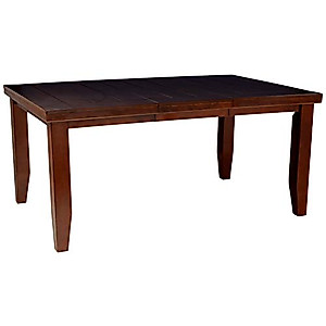 ACME Birch Veneer Dining Table, Country Cherry Finish