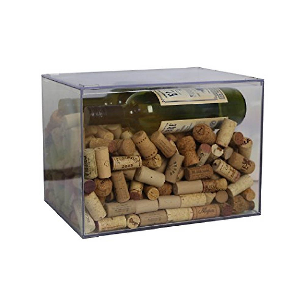 Gary Plastic Packaging Clear Rigid Plastic Box, 12 1/2" x 8 1/2" x 8 1/2"