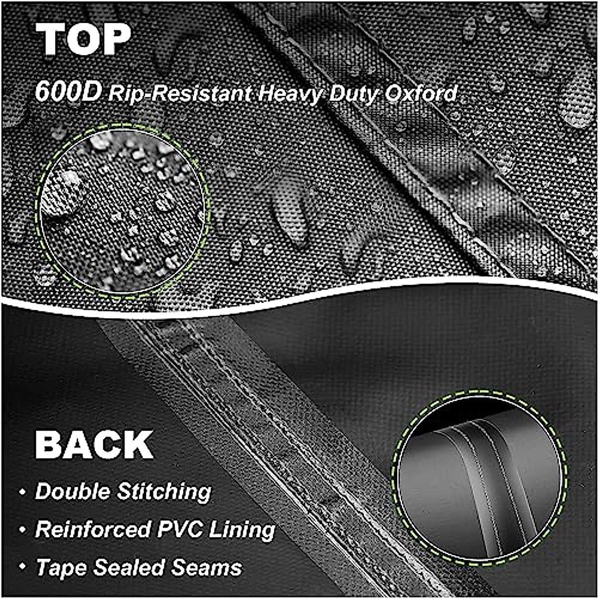 Porch Swing Cover 60 Inch Water-Resistant 600D Oxford Hanging Outdoor Swing Chair Cover All Weather Protected Swing Covers for Outdoor Furniture