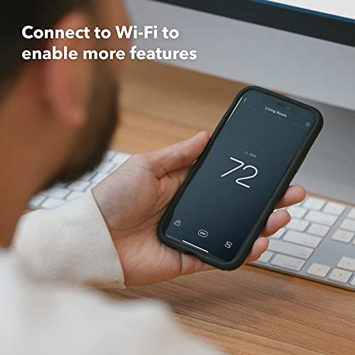 NEW 2022! ecobee Smart Thermostat Premium with Siri and Alexa and Built in Air Quality Monitor and Smart Sensor