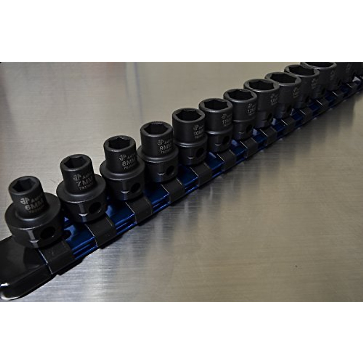 Astro Tools 78314 14-Piece 3/8" Drive Low Profile Nano Impact Sockets - Metric