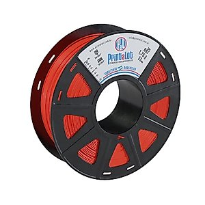 PRINTALOT ABS 3D Printer Filament, Dimensional Accuracy +/- 0.03 mm, 1 KG Spool, 1.75 mm, Red