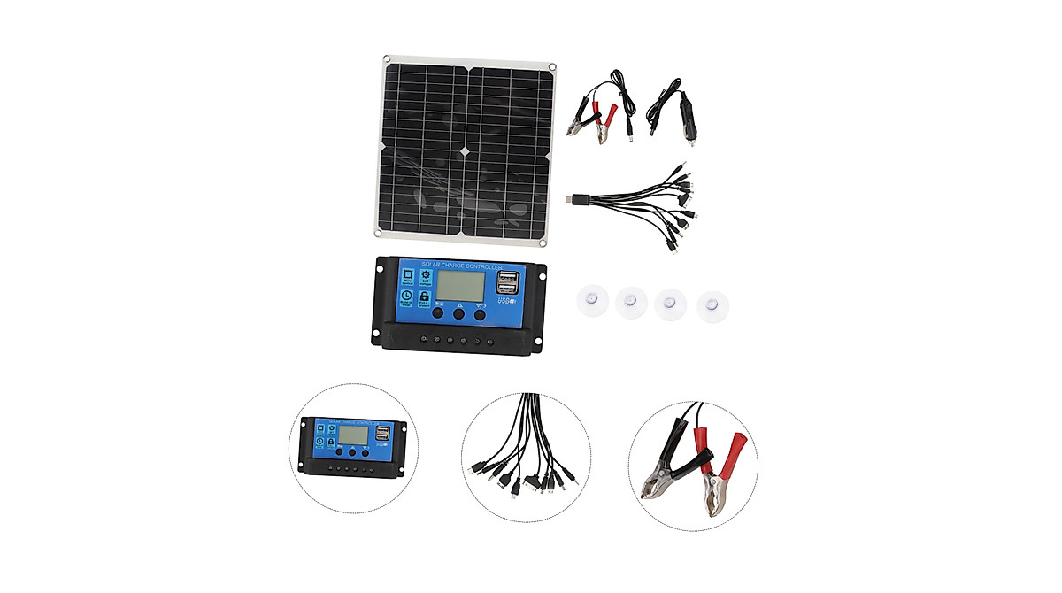 Solar Panel Controller Kit for Car Charging - Hemobllo