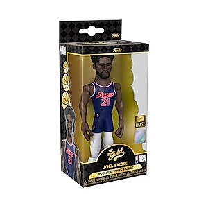 Funko Pop! Gold NBA: Sixers - Joel Embiid 5" with Chase (Styles May Vary)