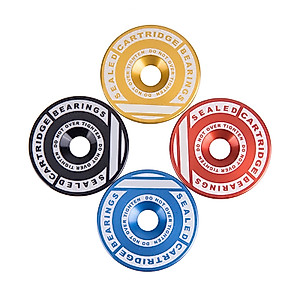 Socobeta Headsets 42 52mm Aluminium Alloy Road Headset Bearing Suitable for Standard Straight and Tapered Mountain Forks