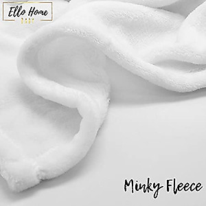 ELLO HOME BABY Milestone Blanket Boy, Blue Moon Month Tracker, First Year Calendar Monthly Growth Chart, Photo Prop Mat, Baby Boy Shower Gifts, I Love You to the Moon and Back Nursery, (Minky 60"x40")