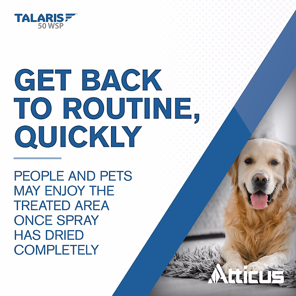 Talaris 50 WSP Fungicide (4 x 8 oz Packets) by Atticus (Compare to Cleary 3336) - Controls Dollar Spot, Brown Patch, Rusts, Blights, and Molds - Thiophanate-Methyl 50%