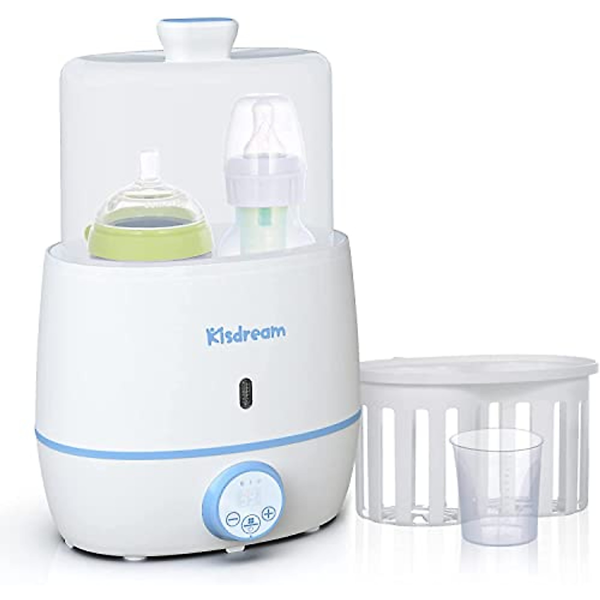 Baby Bottle - Baby Bottle Warmer: Double Bottle Warmer Fast Milk Warmer for Breastmilk feeding or Formula with Timer LCD Display Accurate Temperature Control Defrost & Keep Baby Food Heating BPA-Free