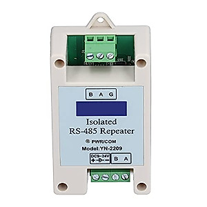 RS485 Repeater Optical Isolator Anti Thunder Optoelectronic Isolation High Speed Transmission Hub for Expand Transmission Distance